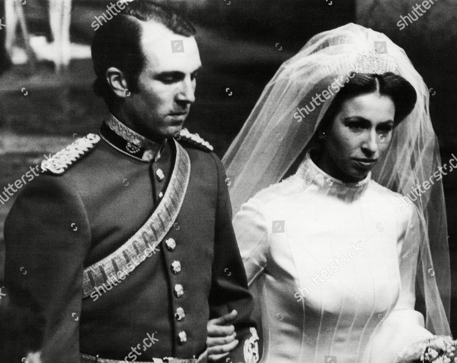 Princess Anne Right Her Husband Lieutenant Editorial Stock Photo ...