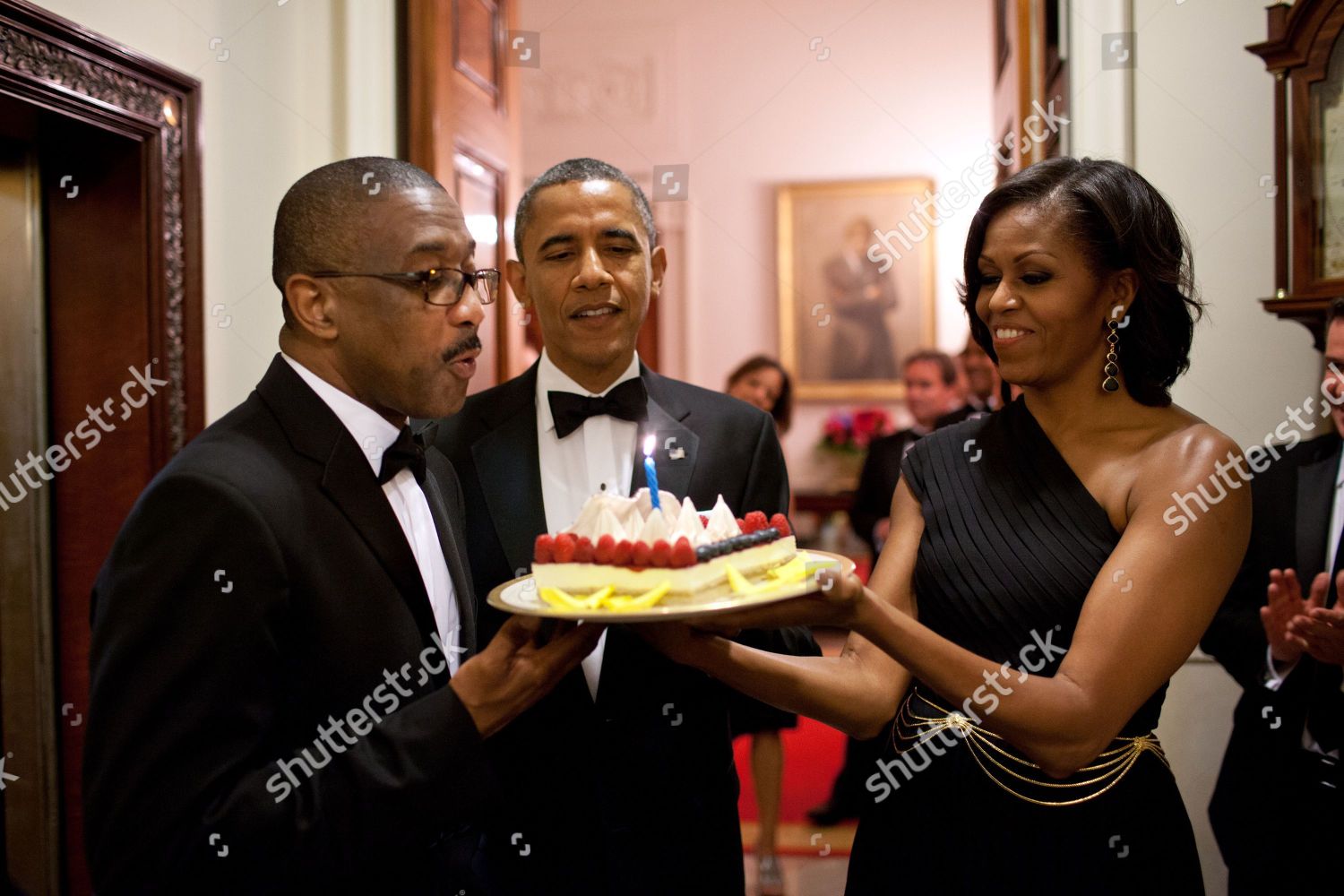 President Barack Obama Michelle Obama Present Editorial Stock Photo ...