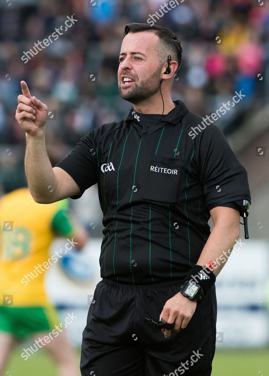 Tyrone Vs Donegal Referee David Gough Editorial Stock Photo - Stock ...