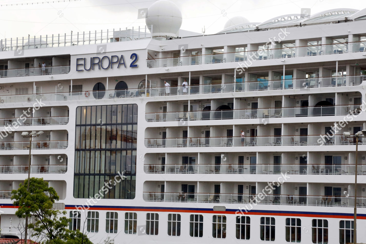 Ms Europa 2 Cruise Ship Docks Editorial Stock Photo - Stock Image ...