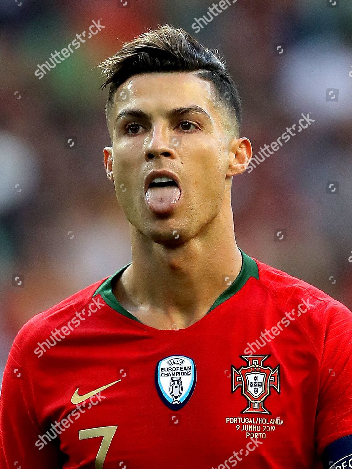 Cristiano Ronaldo Portugal Sticks Out His Editorial Stock Photo - Stock ...