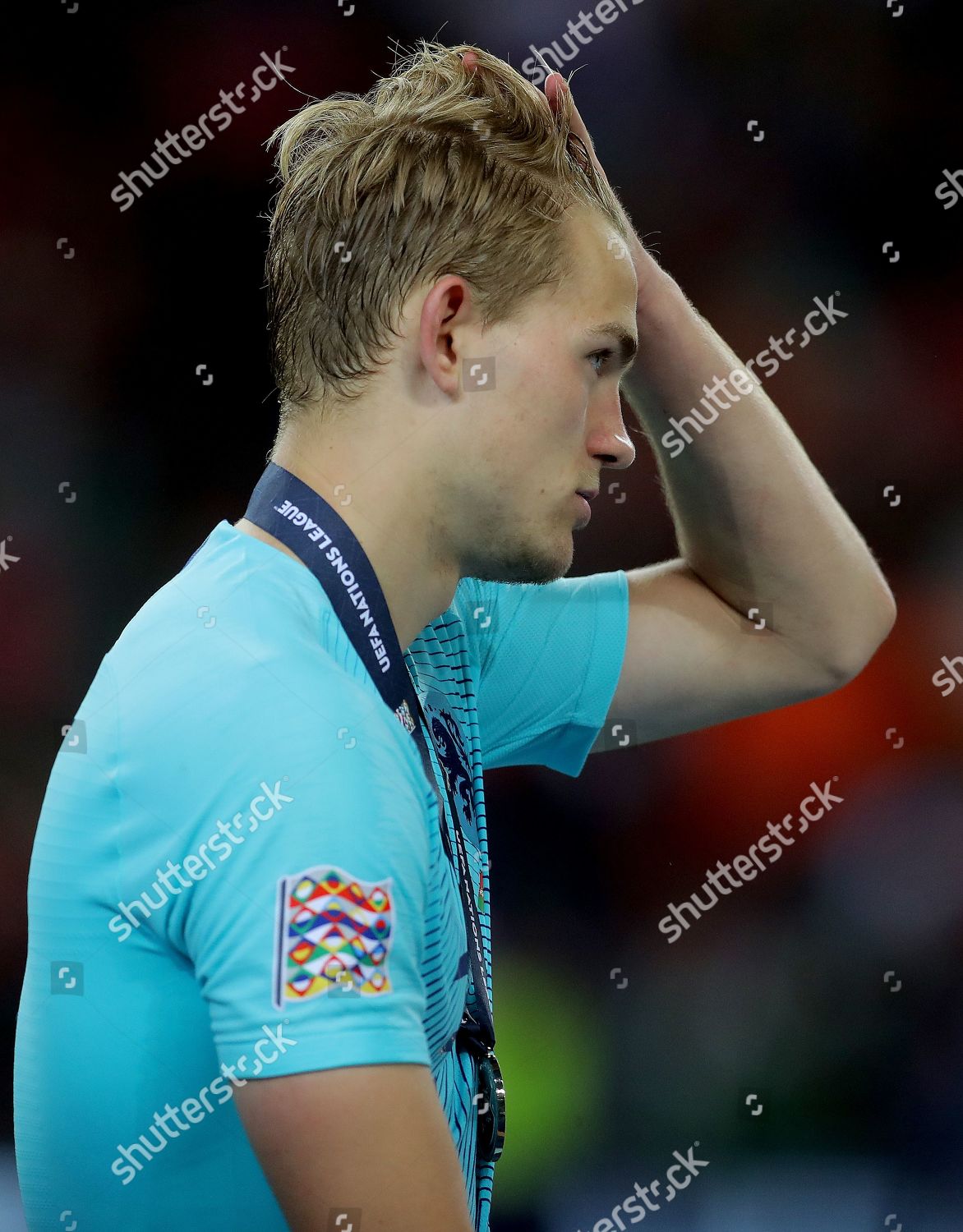 Matthijs De Ligt Netherlands Shows Look Editorial Stock Photo - Stock ...