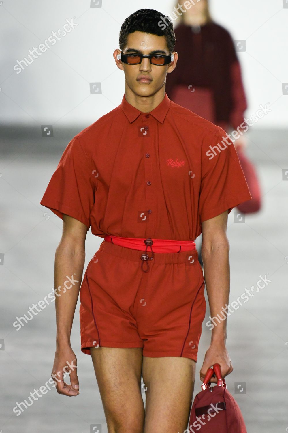 Robyn Lynch Show Model On Catwalk Editorial Stock Photo - Stock Image ...