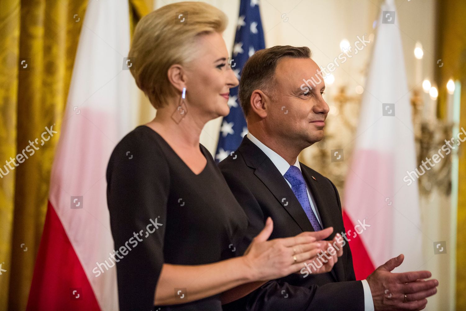 Polish First Lady Agata Kornhauserduda Polish Editorial Stock Photo ...