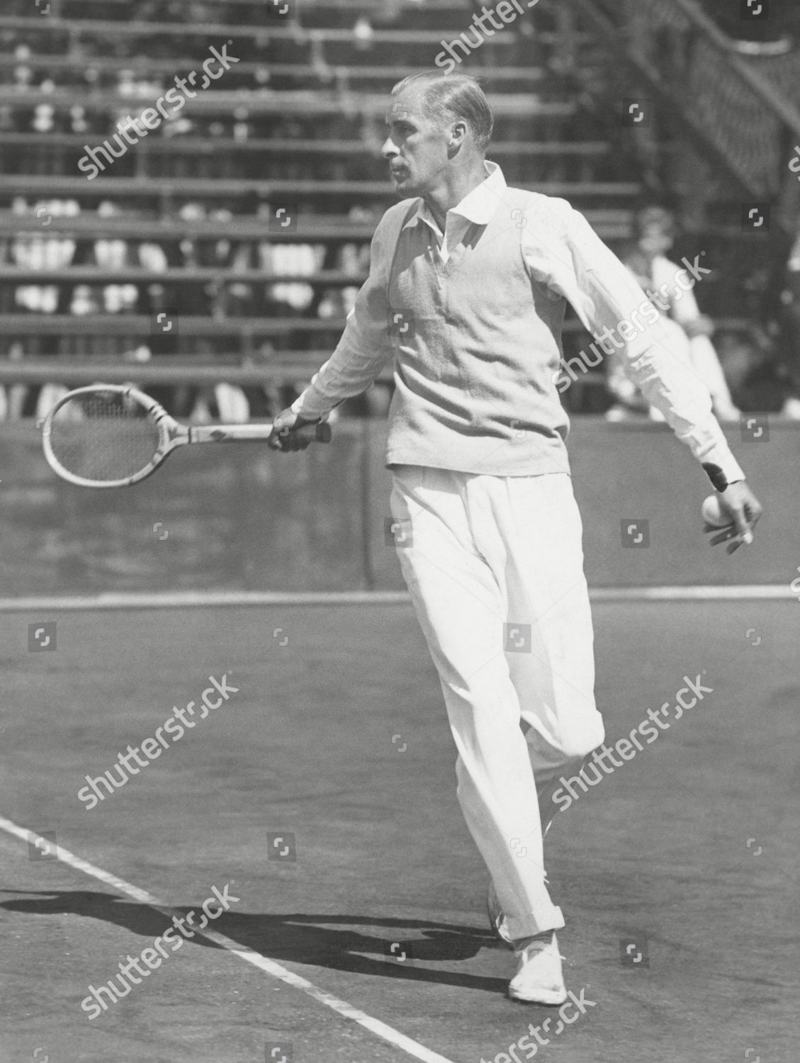 Bill Tilden Opening Us Pro Tennis Editorial Stock Photo - Stock Image ...