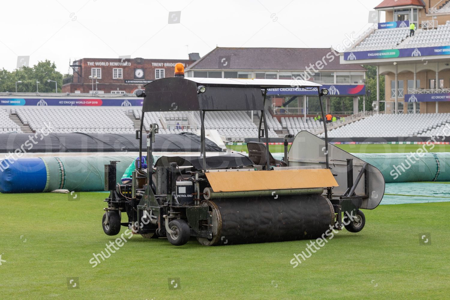 Mopping Underway Before Icc Cricket World Editorial Stock Photo - Stock ...
