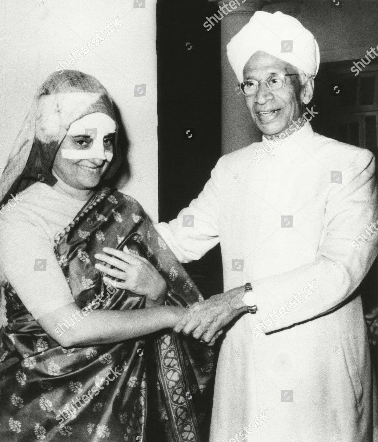 Prime Minister Indira Gandhi Her Nose Editorial Stock Photo - Stock ...