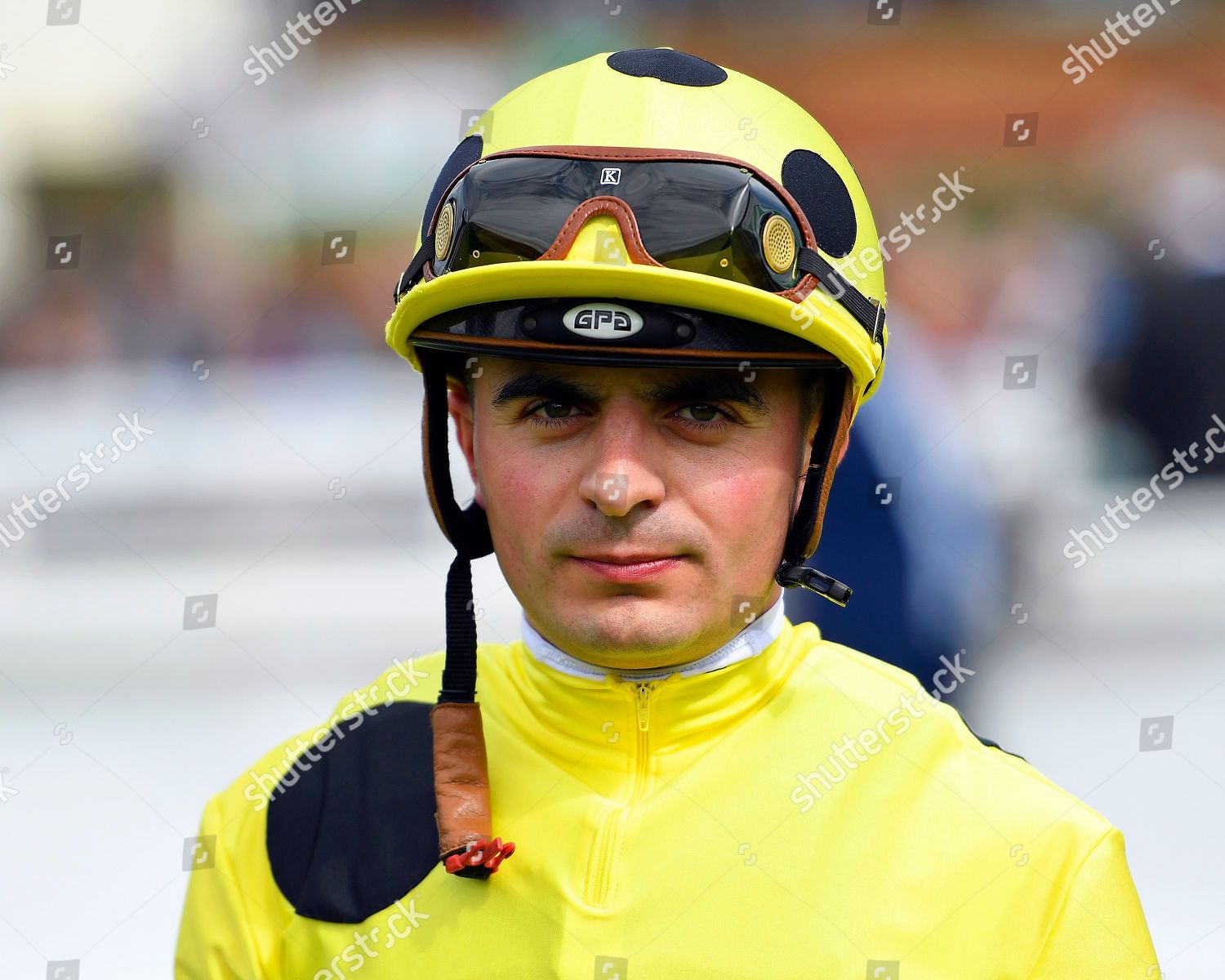 Jockey Andrea Atzeni During Horse Racing Editorial Stock Photo - Stock ...