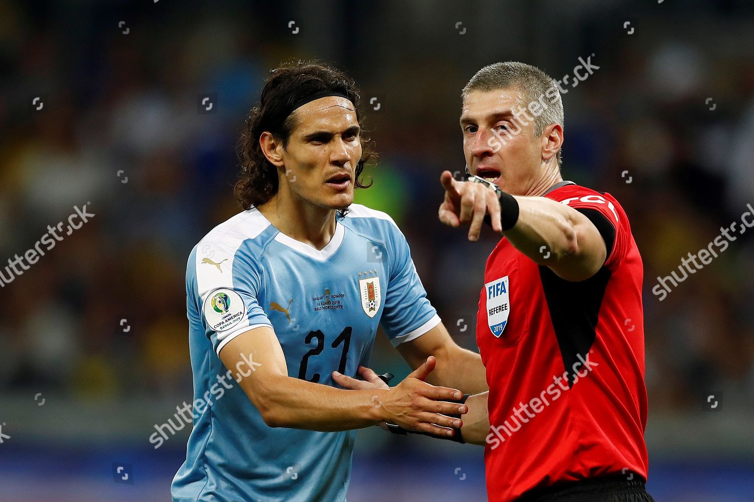Referee Anderson Daronco R Talks Edinson Editorial Stock Photo - Stock ...
