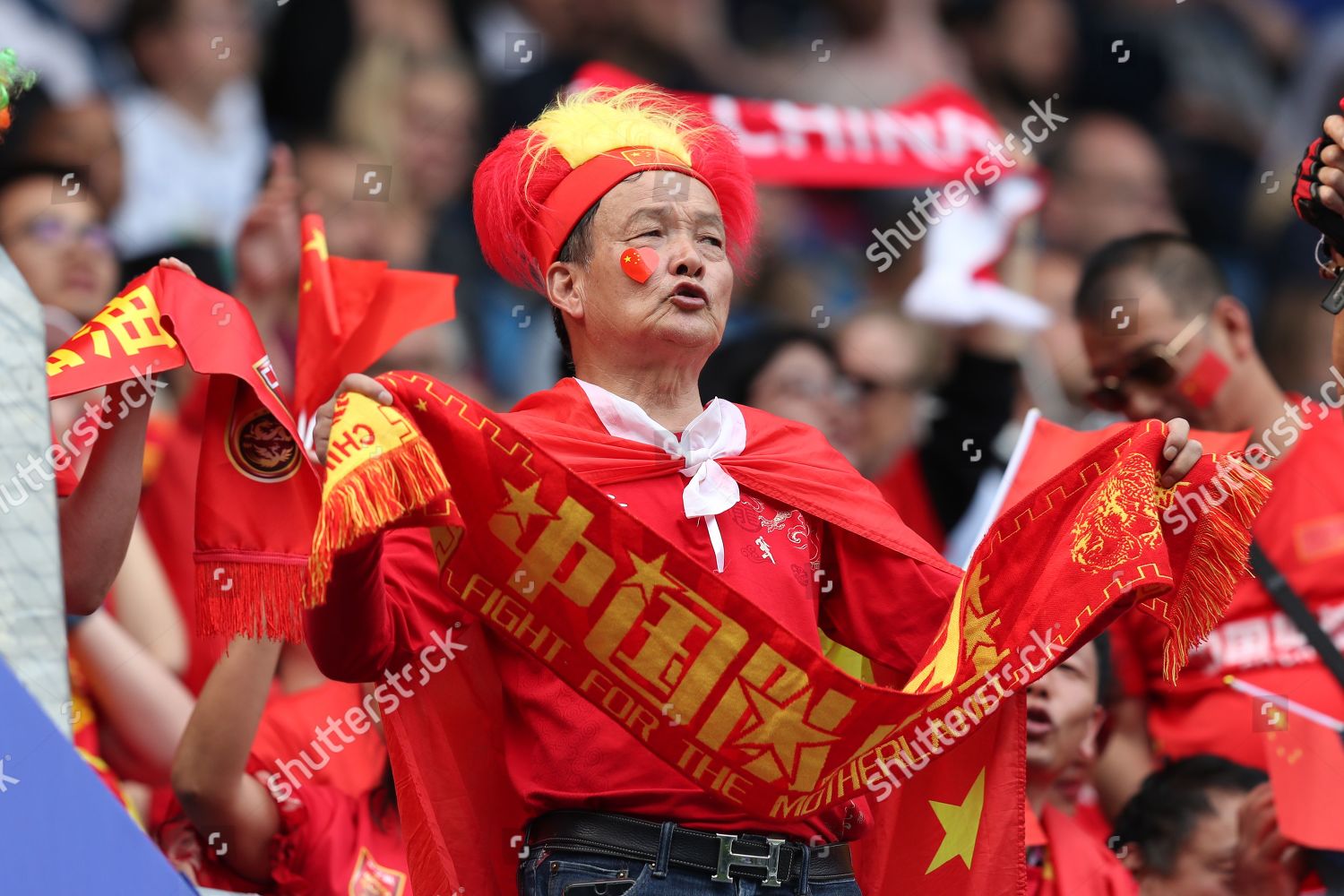 China Fans Stands Editorial Stock Photo - Stock Image | Shutterstock