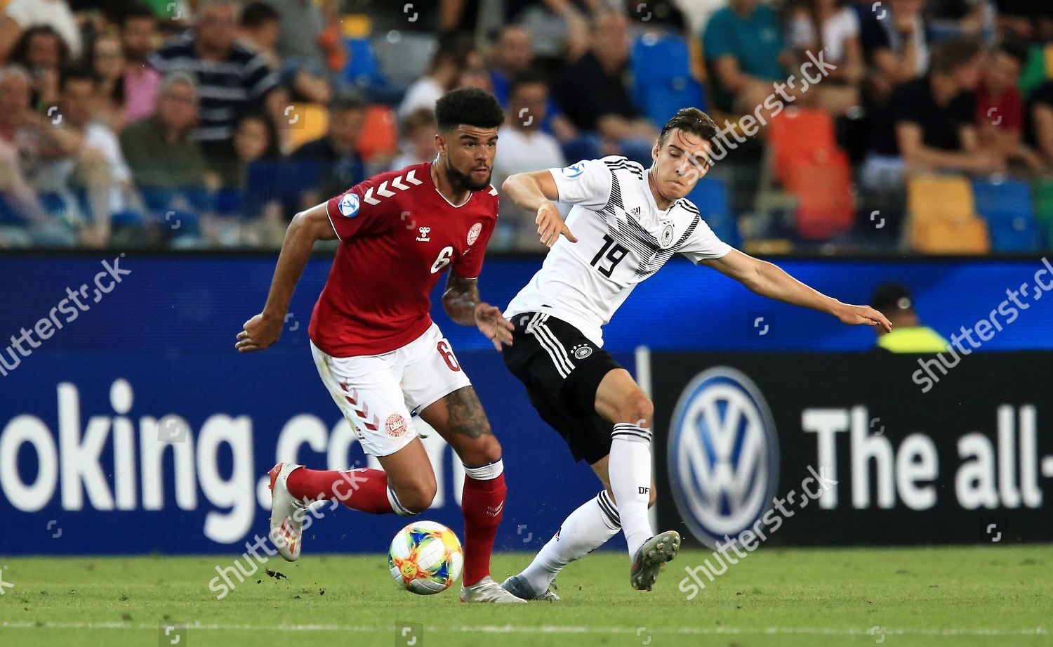 Philip Billing Denmark Battles Florian Neuhaus Editorial Stock Photo ...