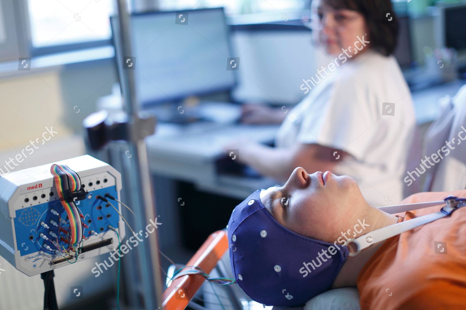 Model Released Electroencephalography Eeg Patient Neurological ...
