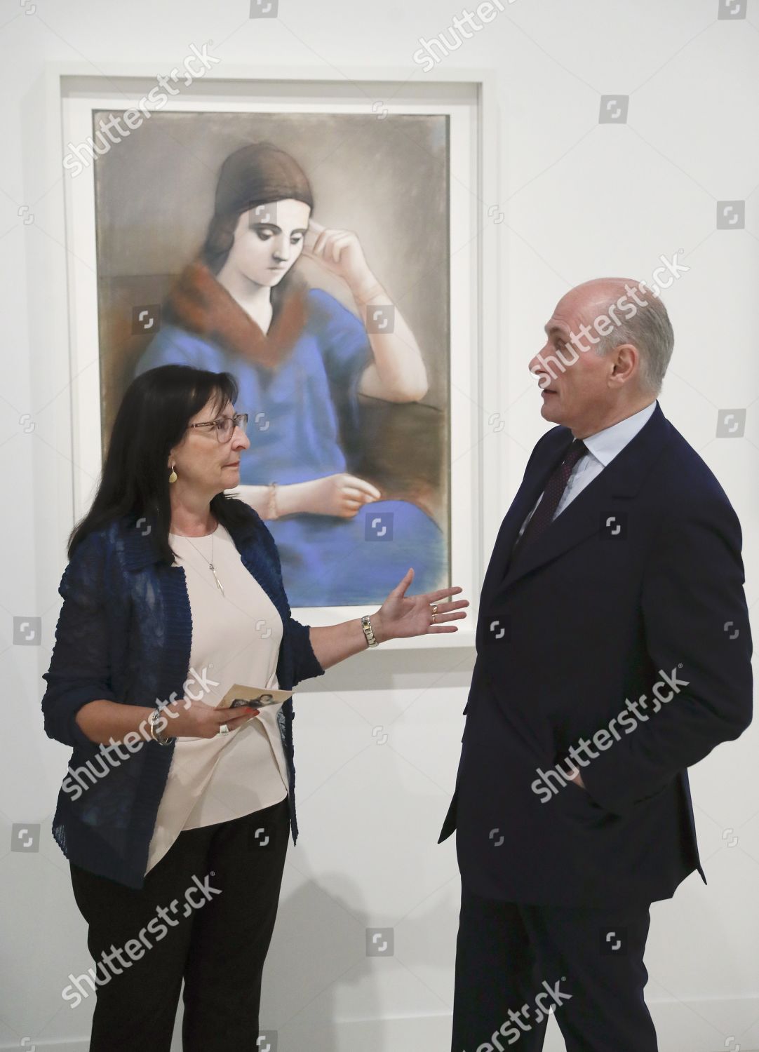 Exhibition Organizer Elsa Duran L Chats Editorial Stock Photo - Stock ...