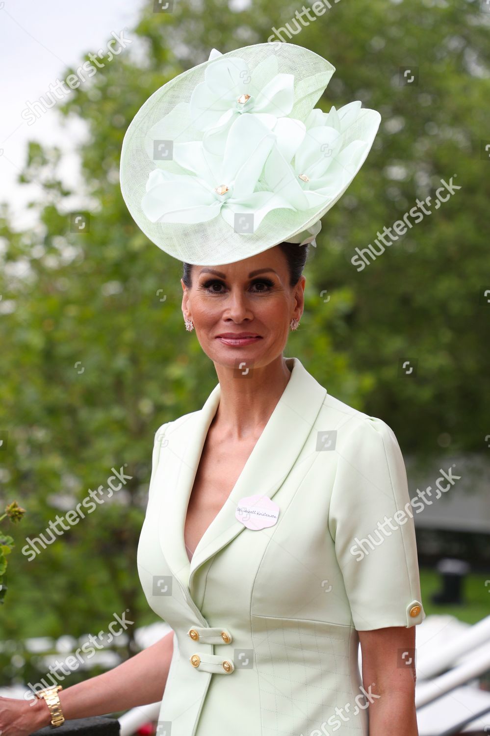 Haute Couture Designer Isabell Kristensen Poses Editorial Stock Photo ...