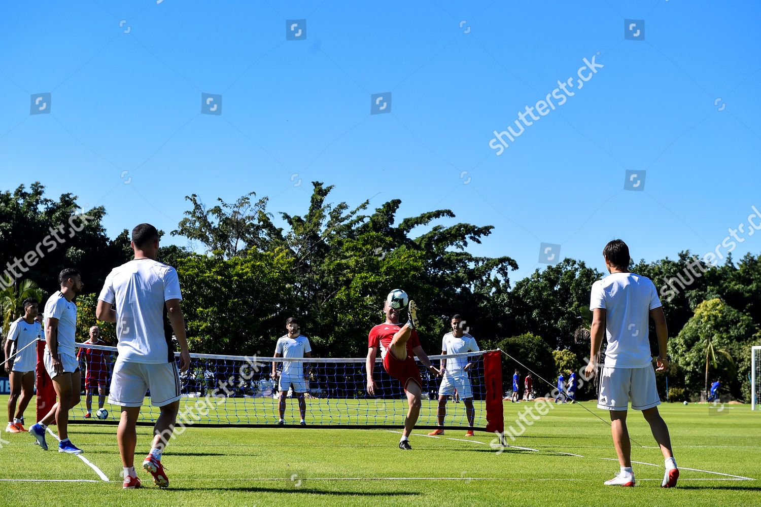 Paraguays National Team Soccer Players Participate Editorial Stock ...