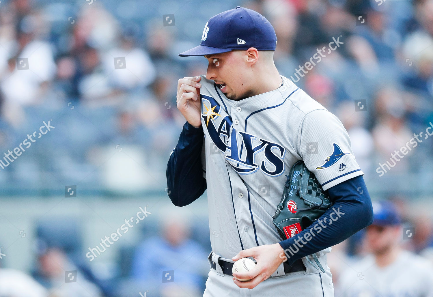 Rays Pitcher Blake Snell Stands On Editorial Stock Photo - Stock Image ...