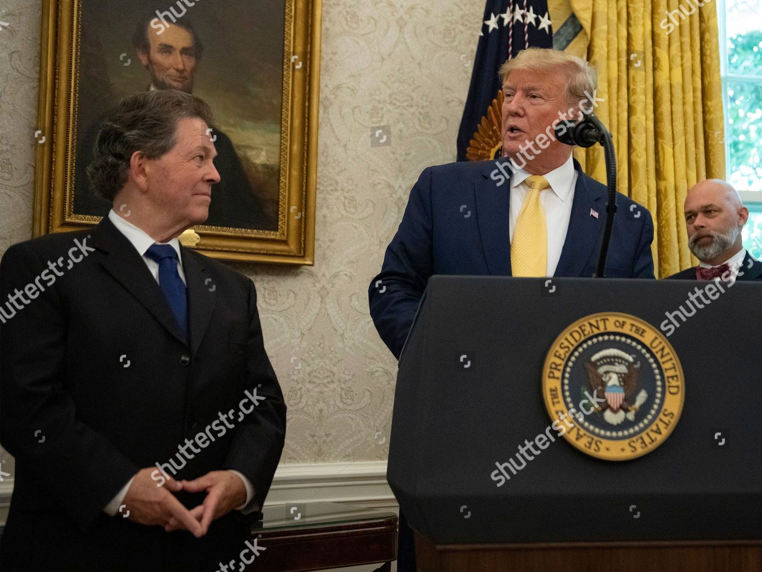 Arthur Laffer President Donald Trump Prior Editorial Stock Photo ...