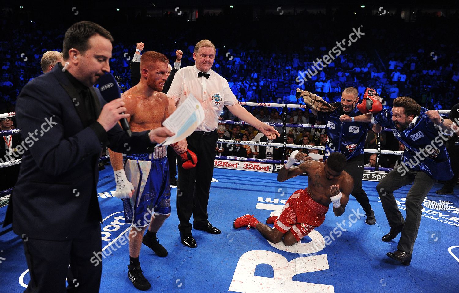 Frank Warren Promotions Men Arena Terry Editorial Stock Photo - Stock ...