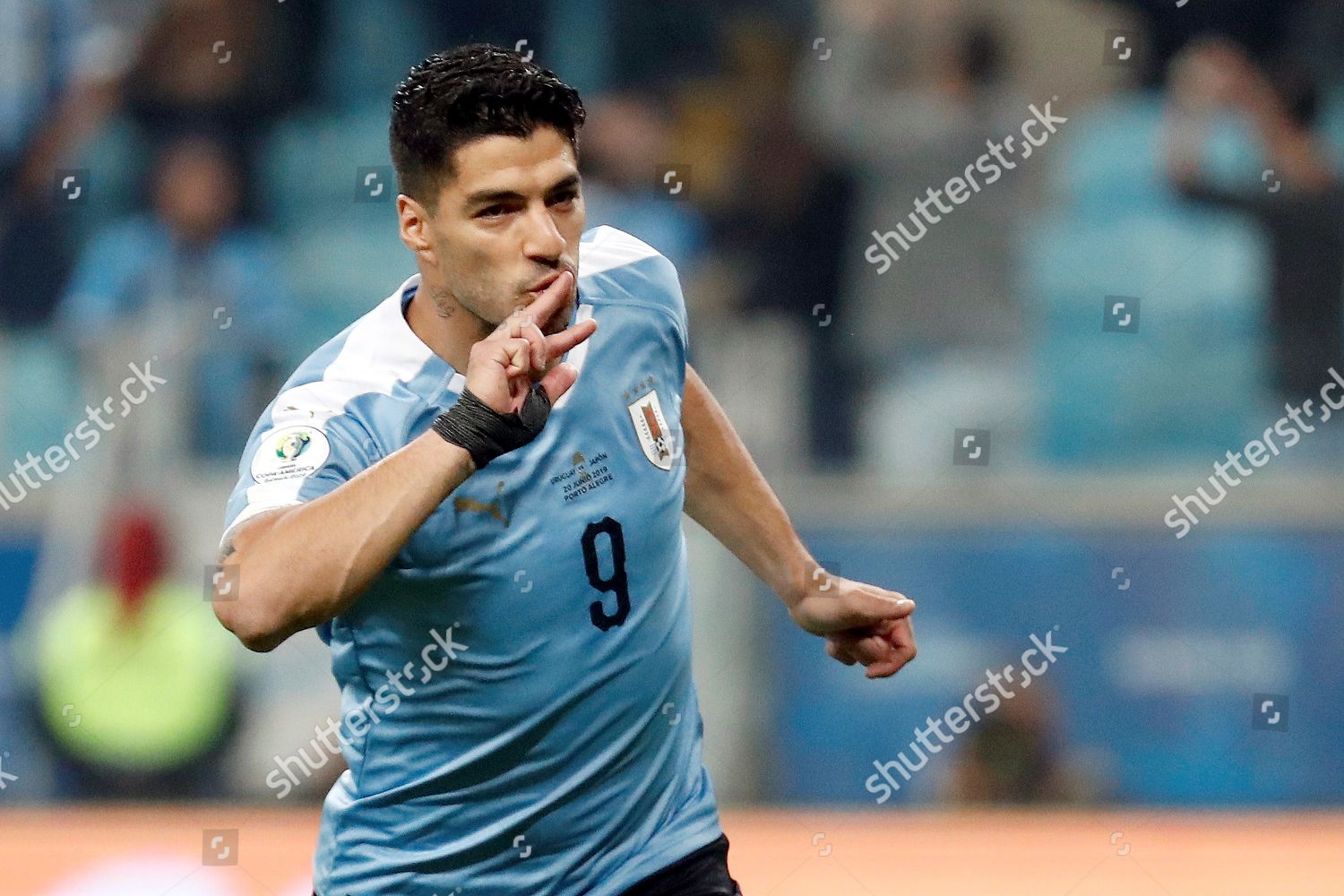 Uruguays Luis Suarez Celebrates After Scoring Editorial Stock Photo ...