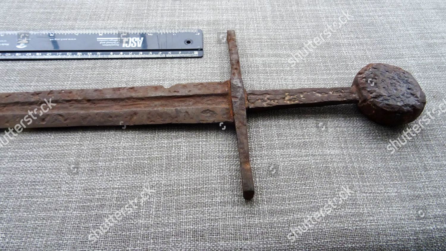 13th Century Sword Found Caynton Caves Editorial Stock Photo - Stock ...