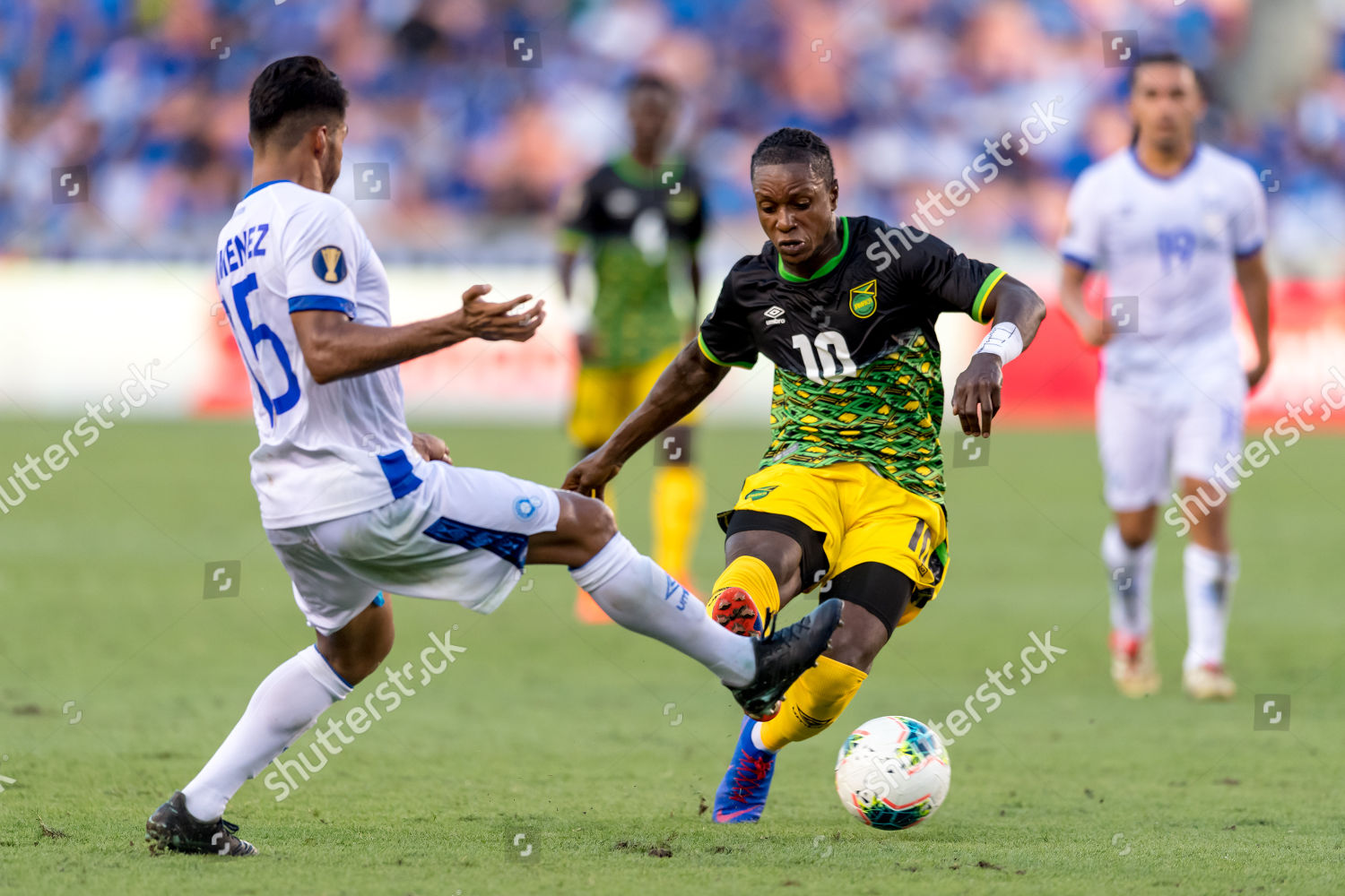 Jamaica Forward Darren Mattocks 10 El Editorial Stock Photo - Stock ...