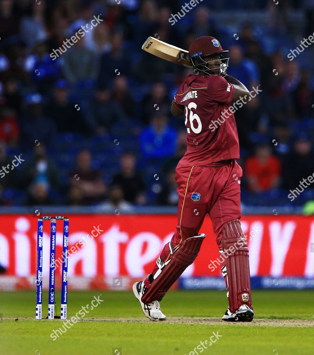 Carlos Brathwaite West Indies Batting Editorial Stock Photo - Stock ...