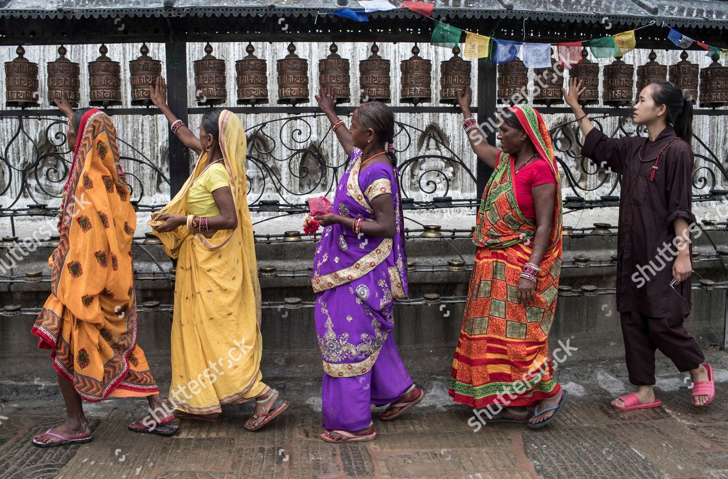 Nepalese Hindu Pilgrims Rautahad District Southern Editorial Stock ...