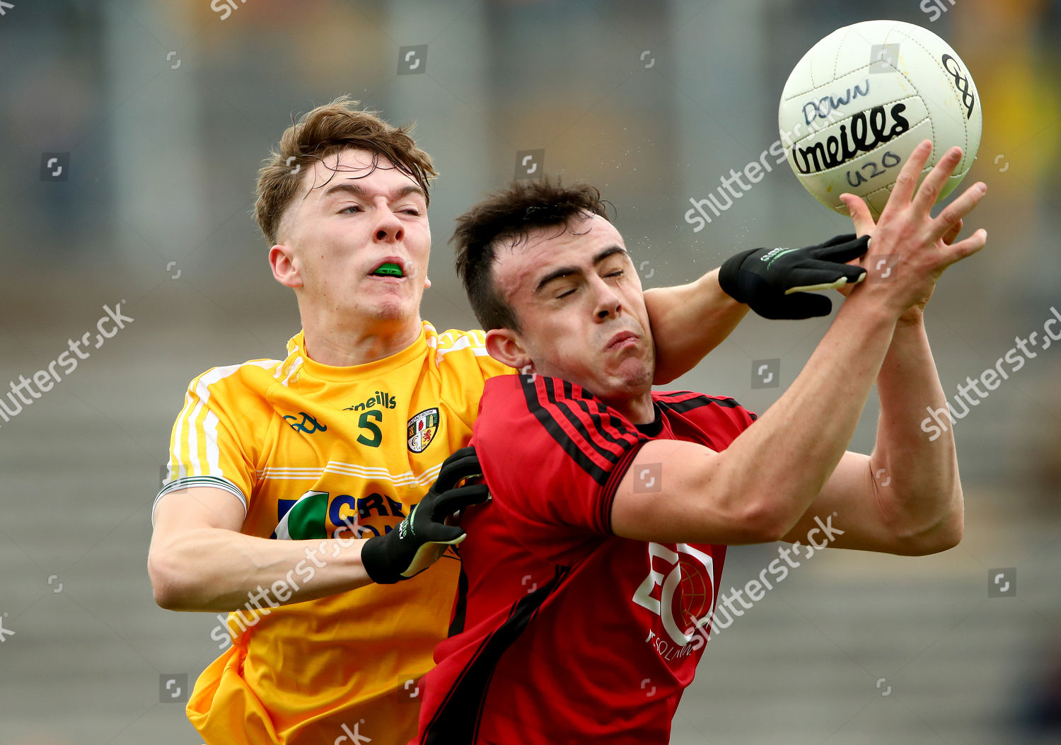 Down Vs Antrim Antrims Ryan Convery Editorial Stock Photo - Stock Image ...