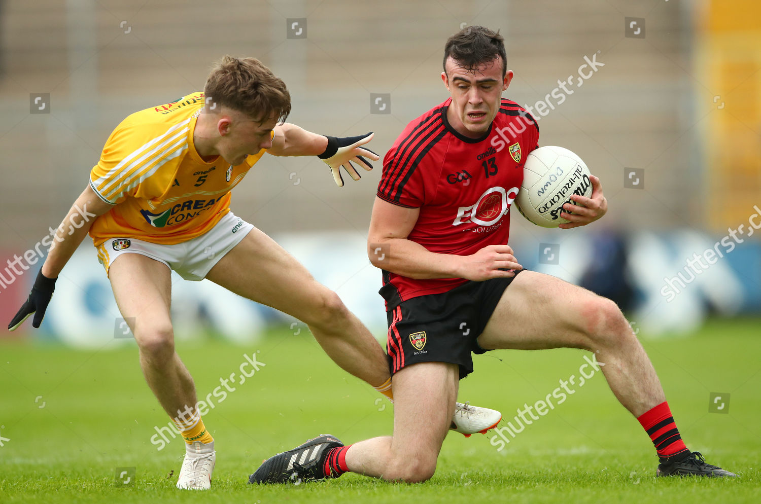 Down Vs Antrim Antrims Ryan Convery Editorial Stock Photo - Stock Image ...