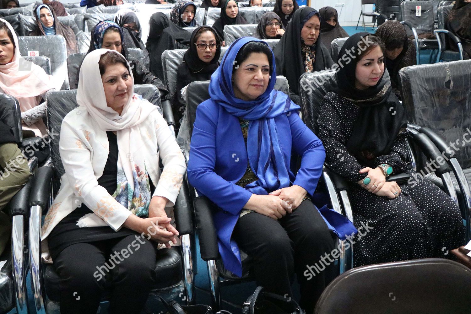 Afghan Women Listen Maria Bashir Founder Editorial Stock Photo - Stock ...