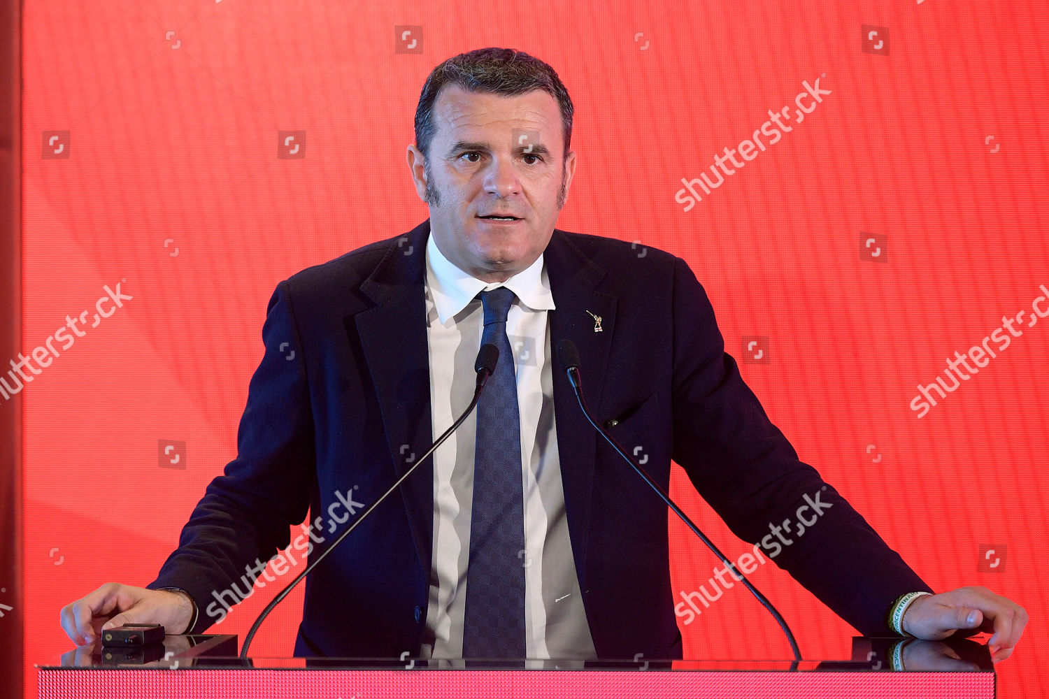 Gian Marco Centinaio During Presentation Plan Editorial Stock Photo ...