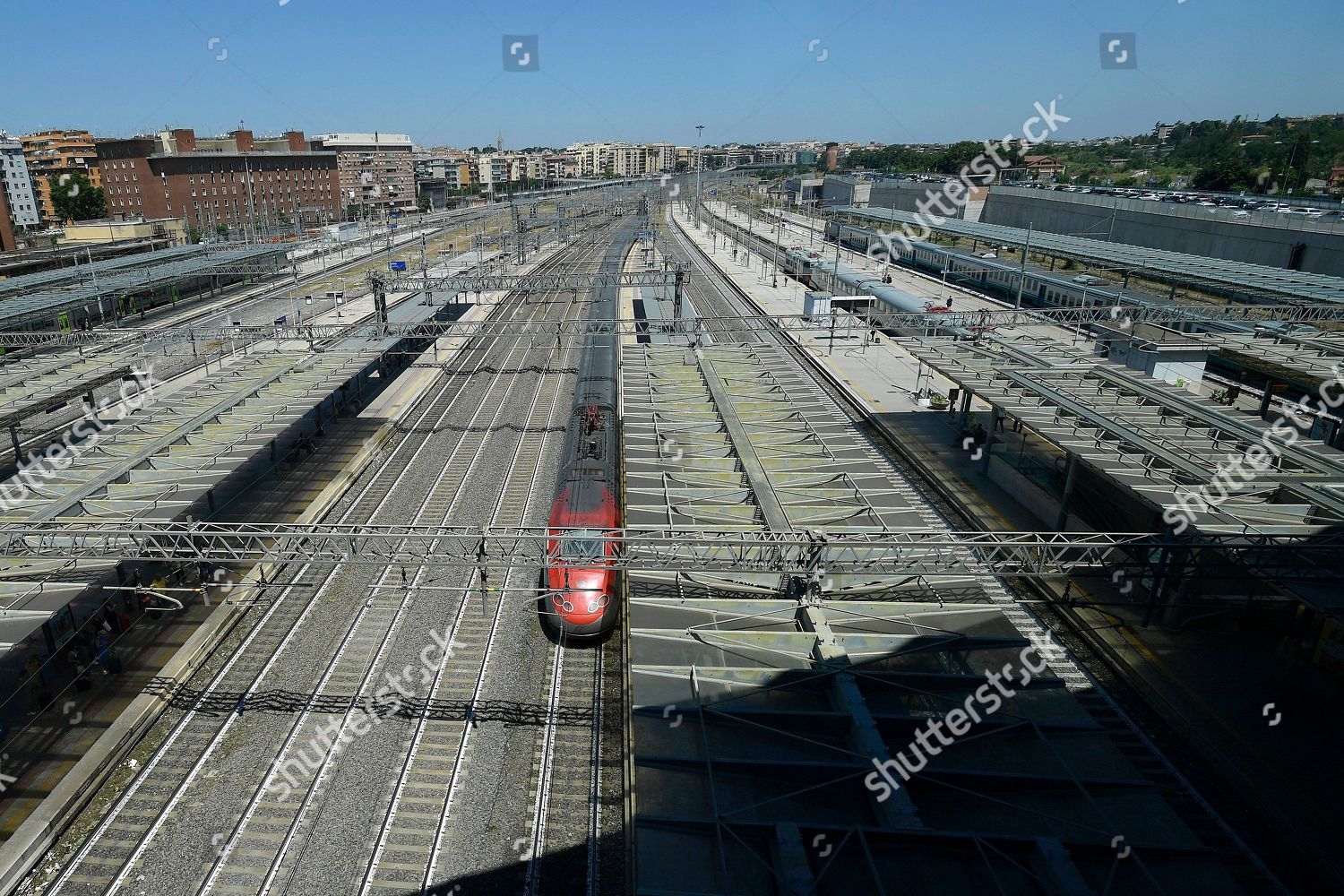 Rome Tiburtina Train Station Editorial Stock Photo - Stock Image ...