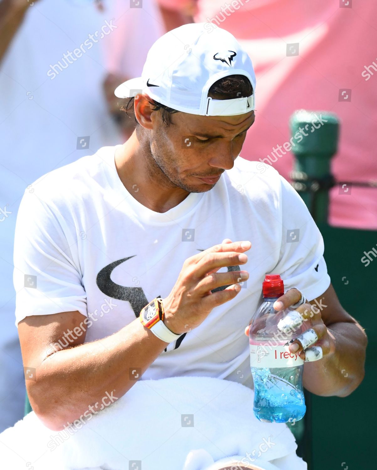 Rafa Nadal Drinks Out Single Use Editorial Stock Photo - Stock Image ...