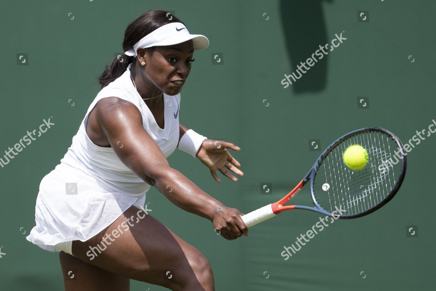 SLOANE STEPHENS USA ACTION DURING HER Editorial Stock Photo - Stock ...