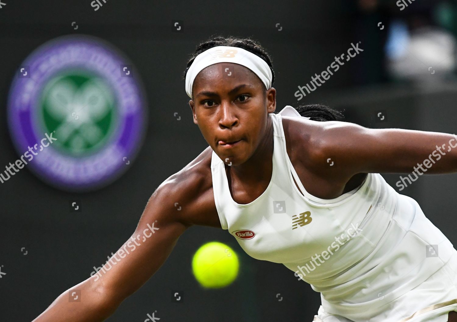 Cori Gauff During Her Ladies Singles Editorial Stock Photo - Stock ...