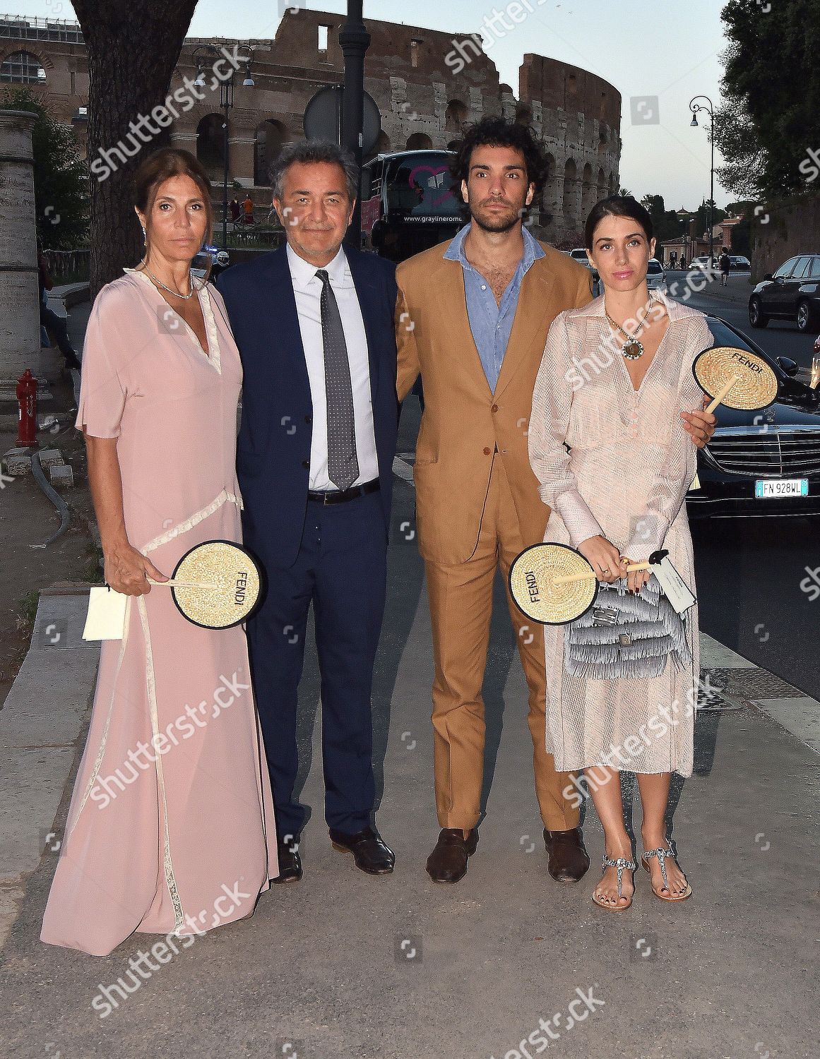 Pietro Valsecchi Camilla Nesbitt Their Daughter Editorial Stock Photo ...