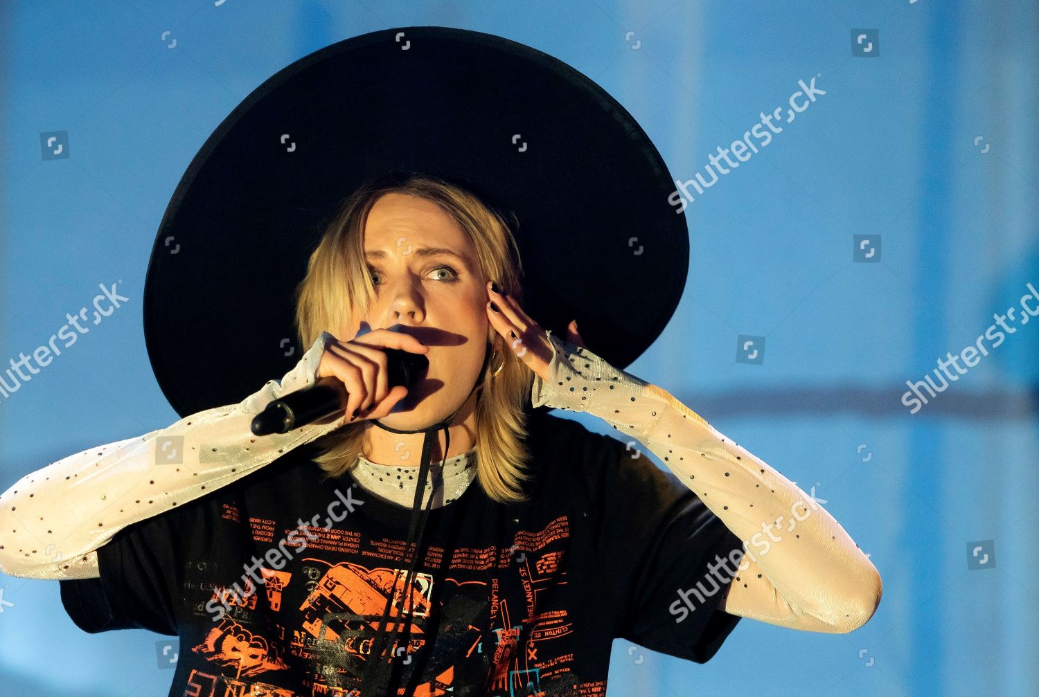 Danish Singer Songwriter Moe Performs During Editorial Stock Photo ...