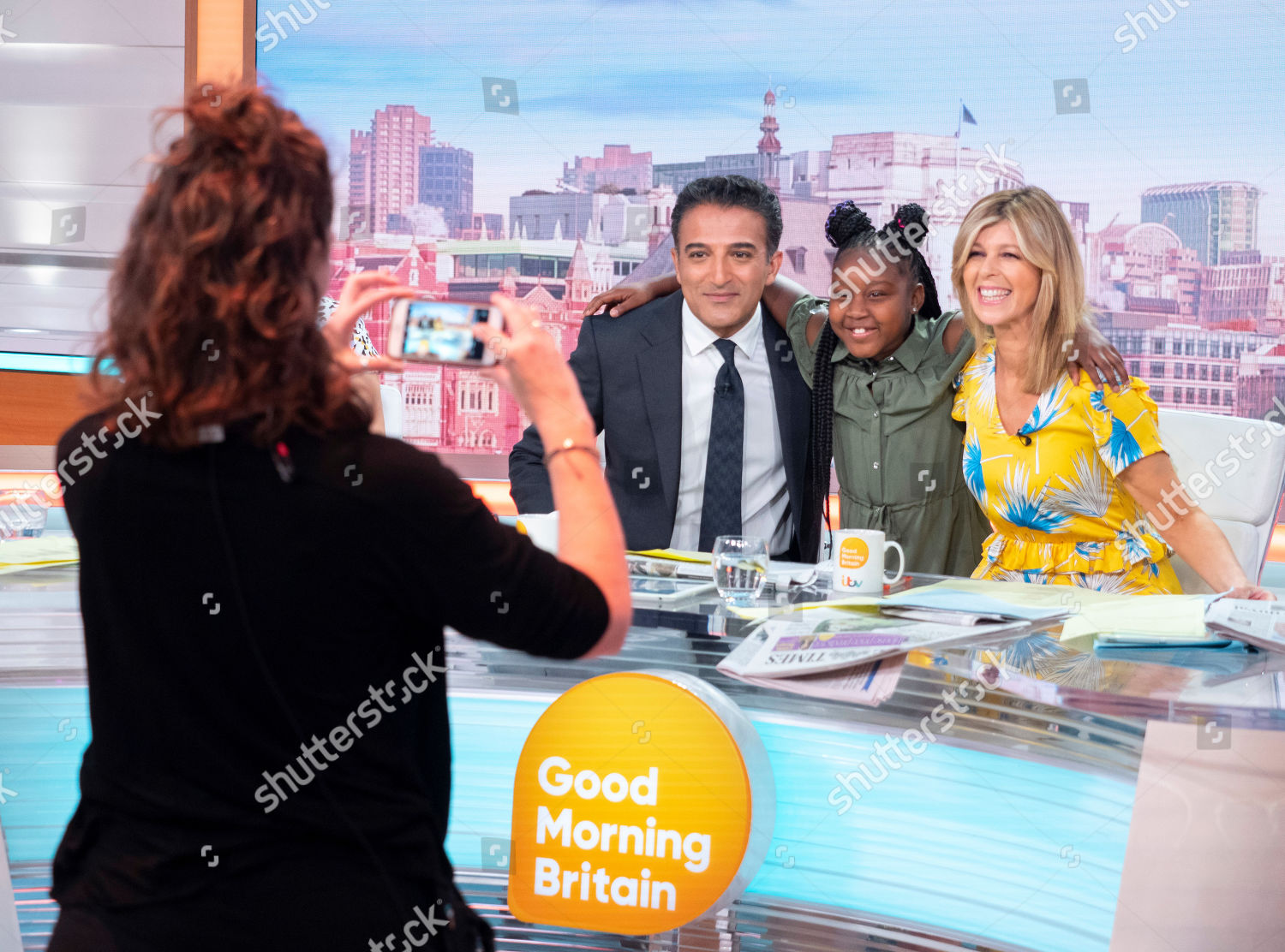 Princess K Adil Ray Kate Garraway Editorial Stock Photo - Stock Image ...