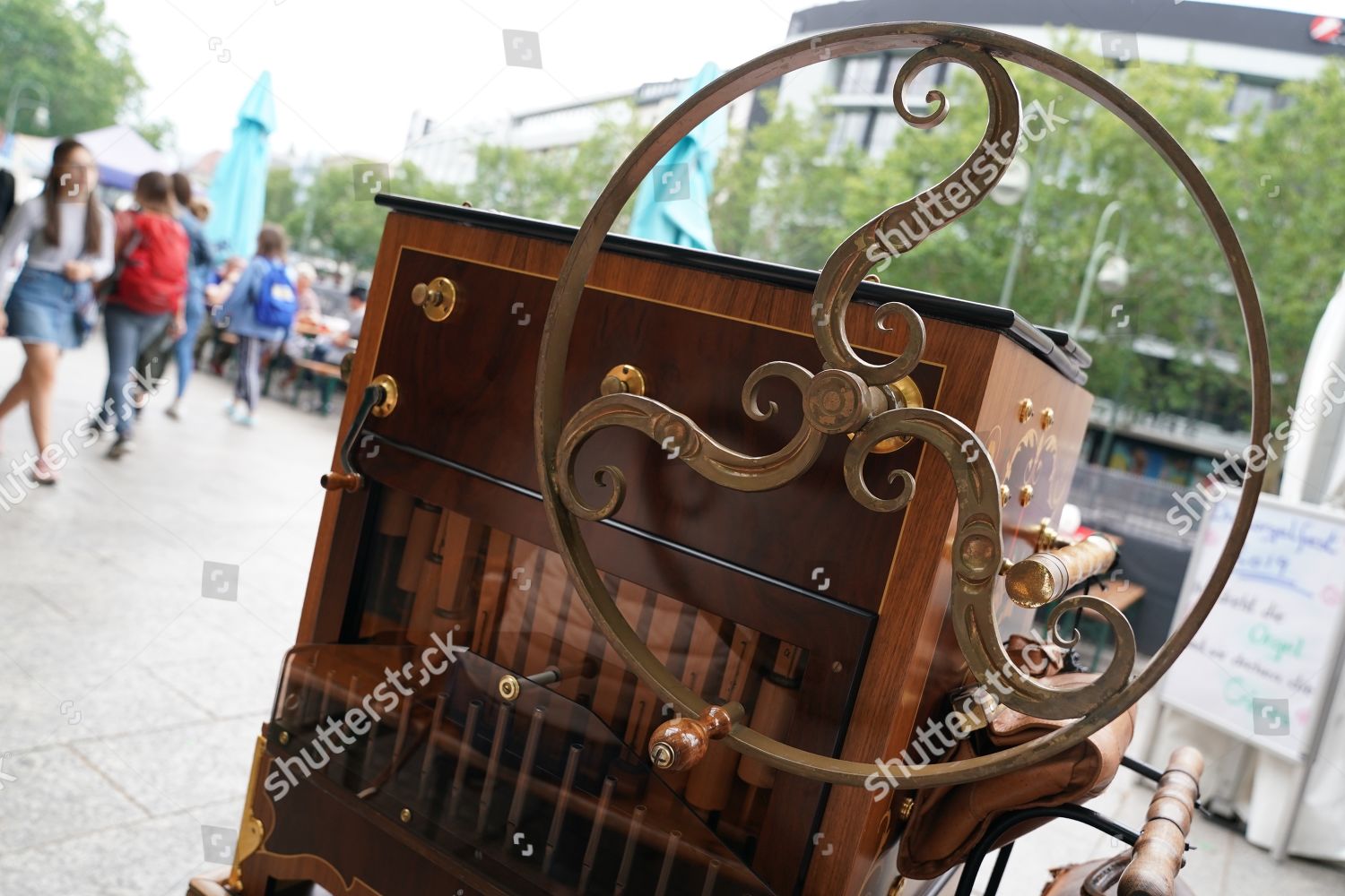Exterior View Shows Details Barrel Organ Editorial Stock Photo - Stock ...
