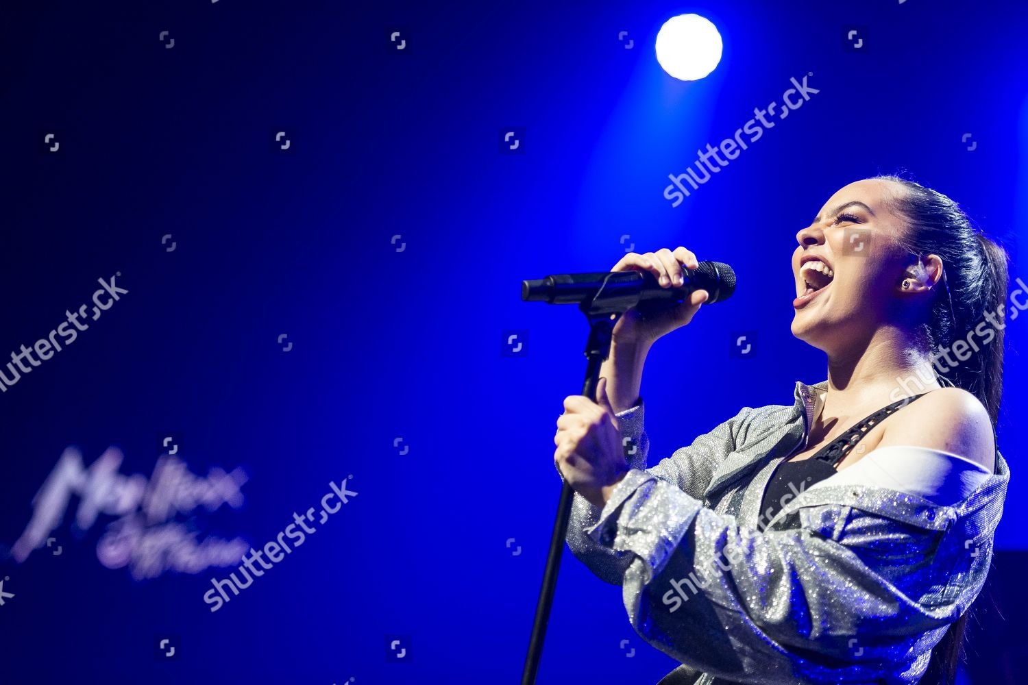 Canadian Singer Faouzia Performs On Stage Editorial Stock Photo - Stock ...
