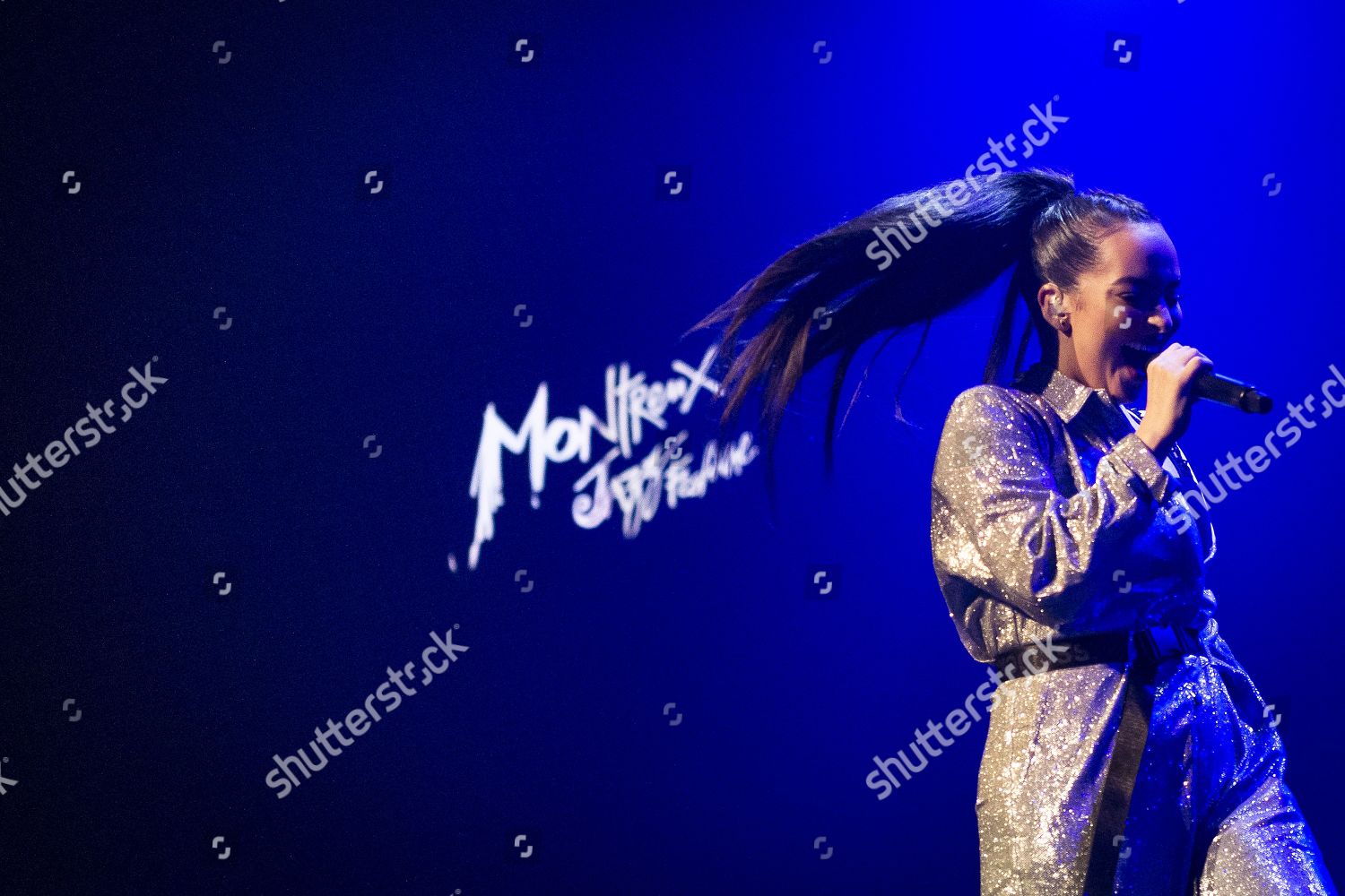 Canadian Singer Faouzia Performs On Stage Editorial Stock Photo - Stock ...