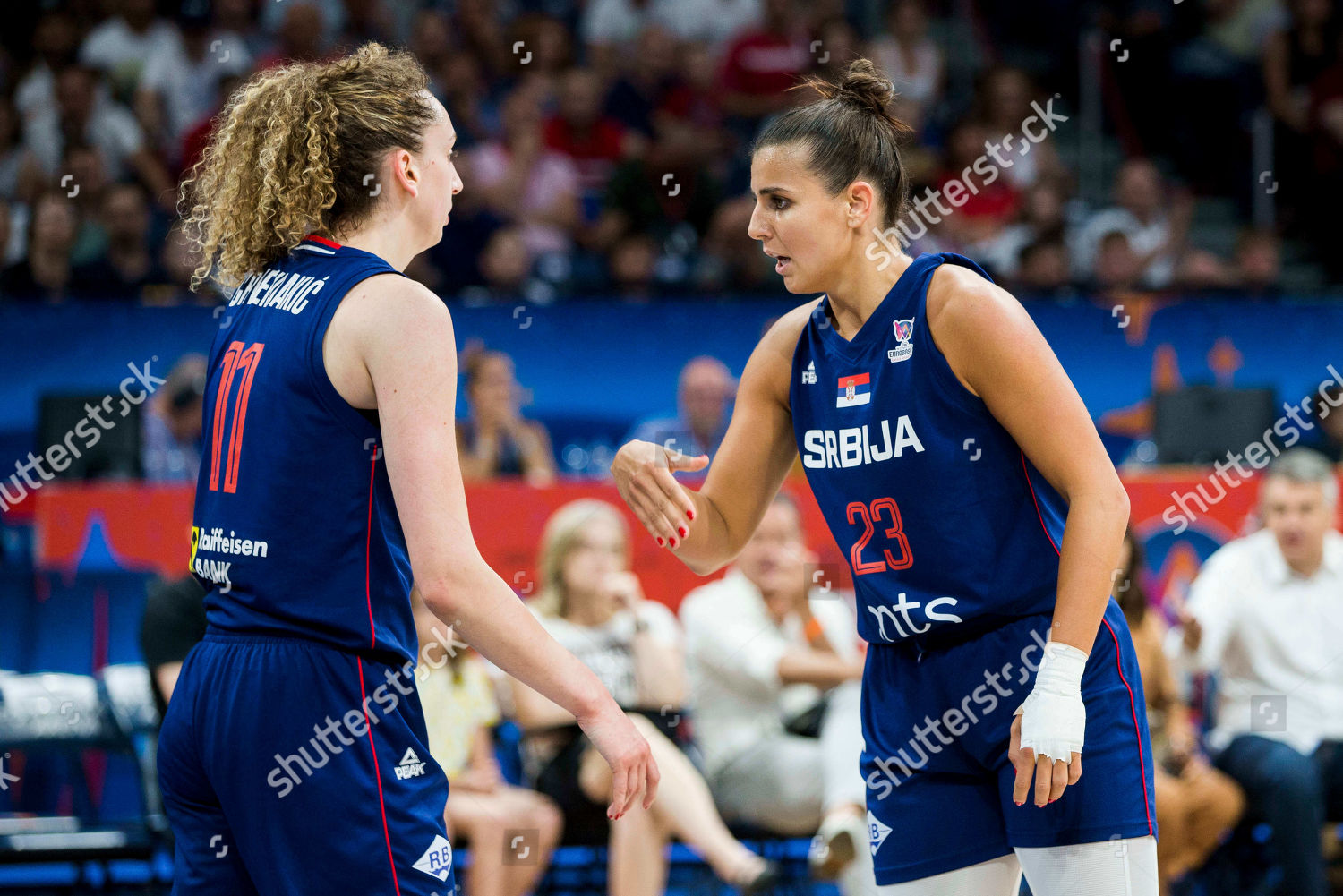 Ana Dabovic Srb Talks Aleksandra Crvendakic Editorial Stock Photo ...