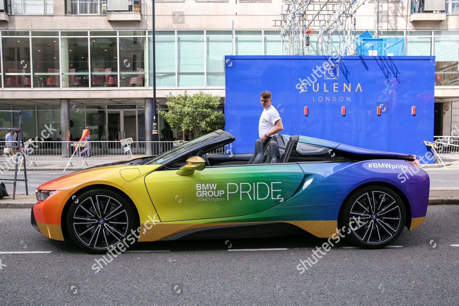 Bmw Car Designed Pride Colours During Editorial Stock Photo - Stock ...