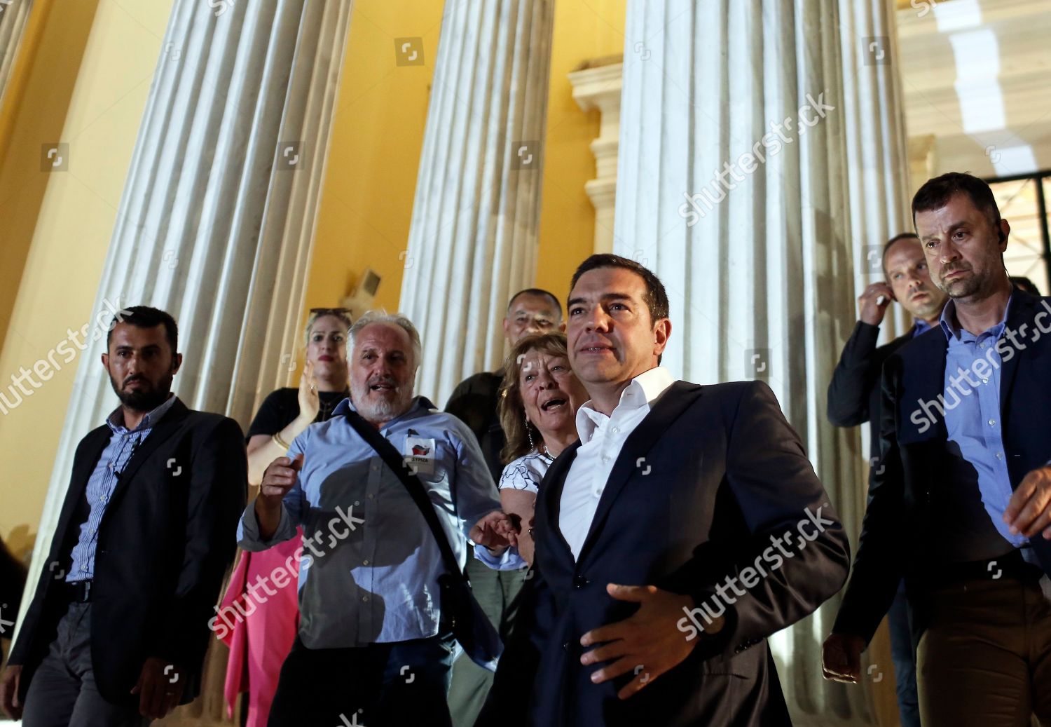 Syriza Leader Outgoing Prime Minister Alexis Editorial Stock Photo ...