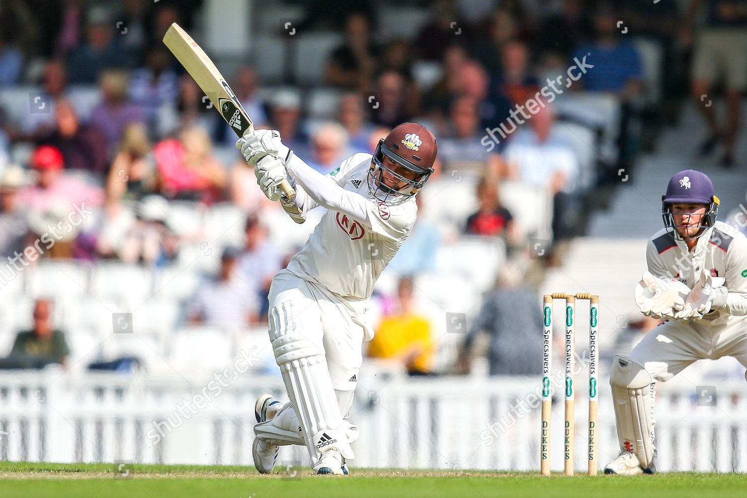 Sam Curran Surrey Hits Ball Over Editorial Stock Photo - Stock Image ...