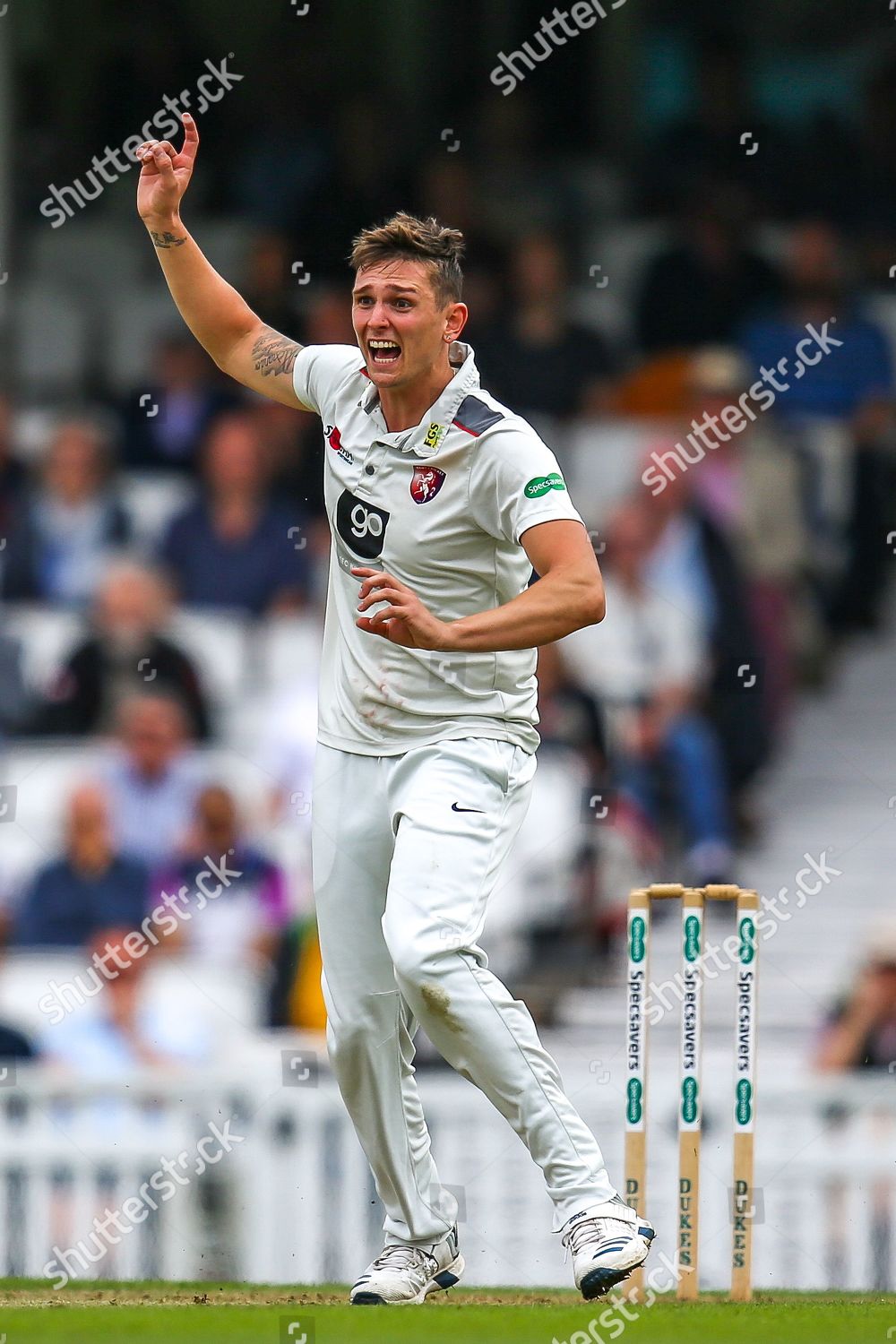 Harry Podmore Kent During Specsavers County Editorial Stock Photo ...