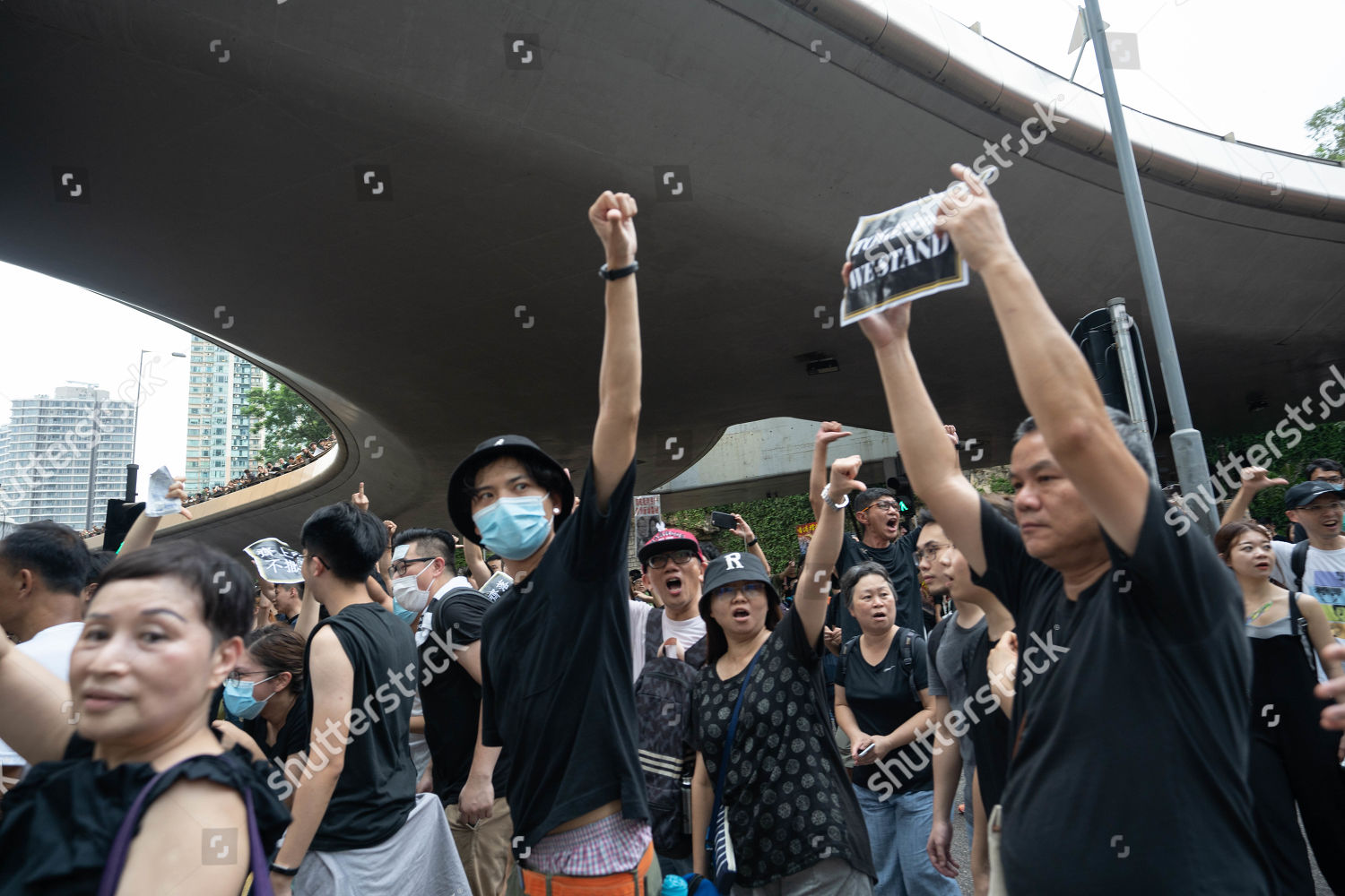 Protester Chanting Anti Police Slogans During Editorial Stock Photo ...