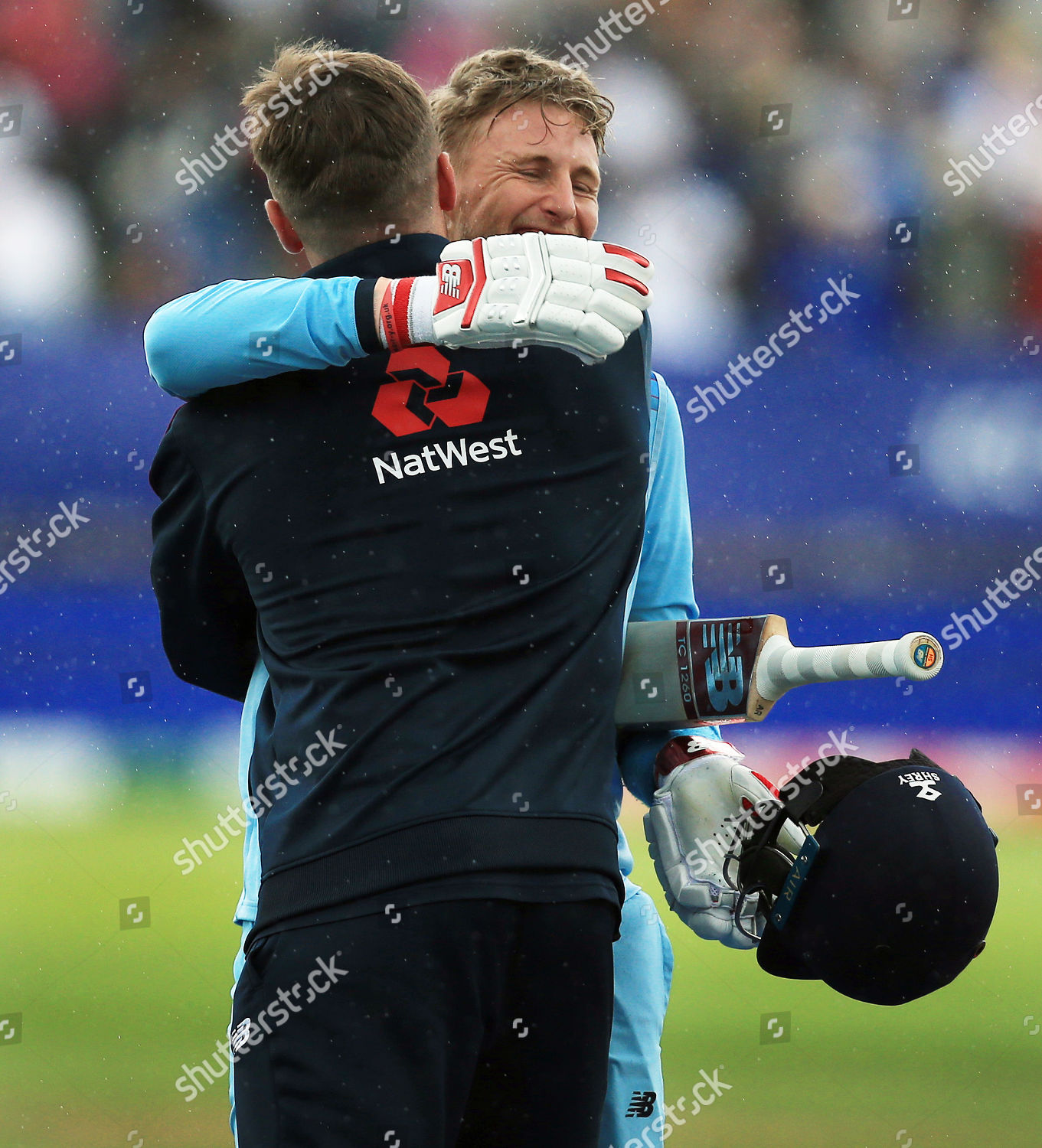 Joe Root Celebrates Jason Roy England Editorial Stock Photo - Stock ...
