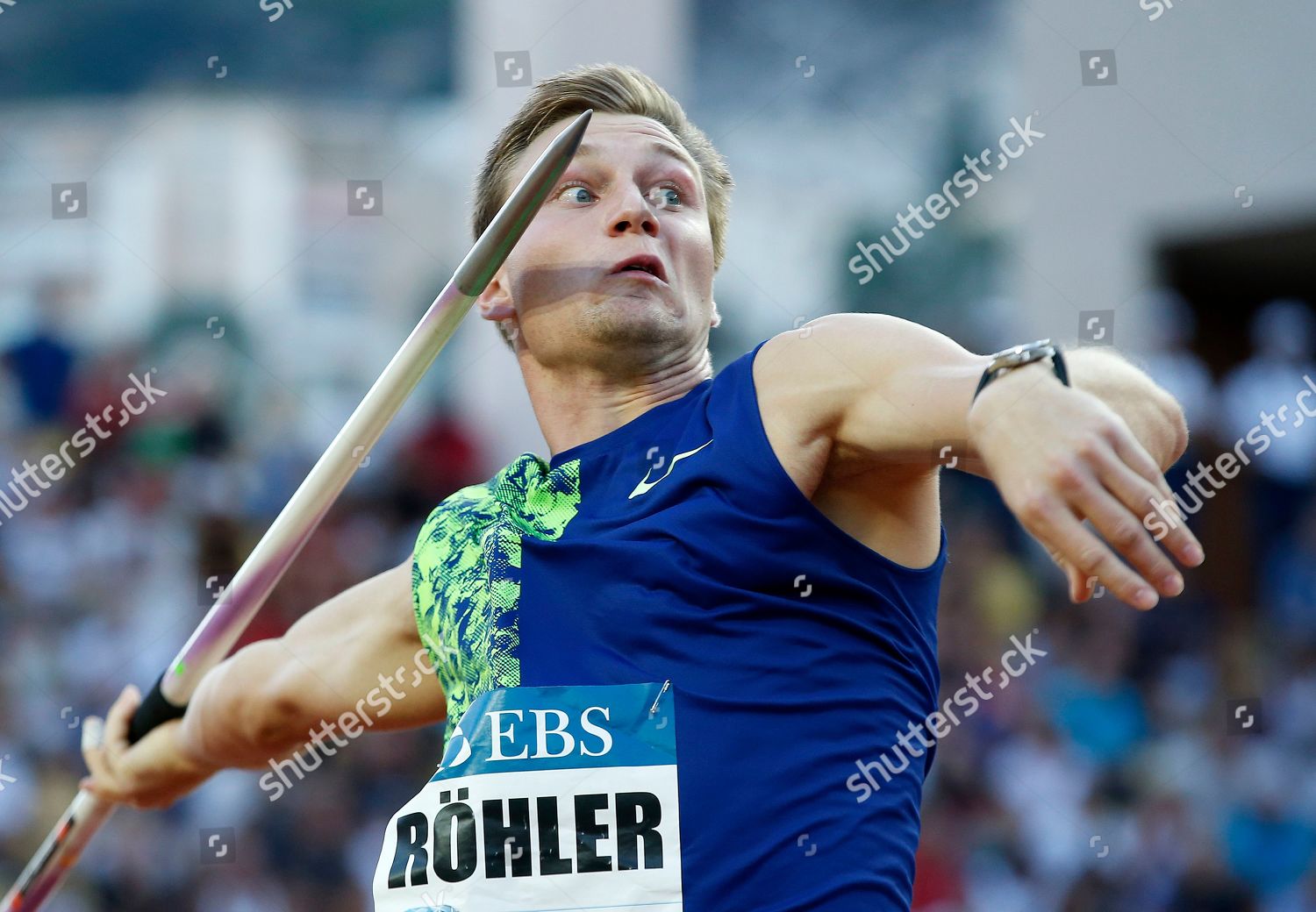 Thomas Rohler Germany Competes Mens Javelin Editorial Stock Photo ...