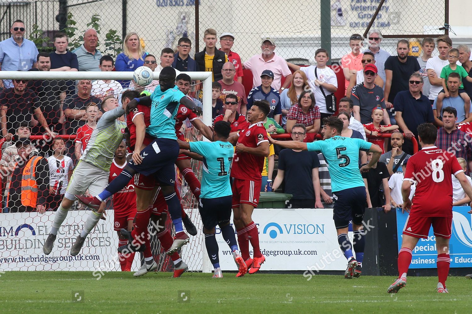 Welling Goalkeeper Dan Wilks Punches Ball Editorial Stock Photo - Stock ...